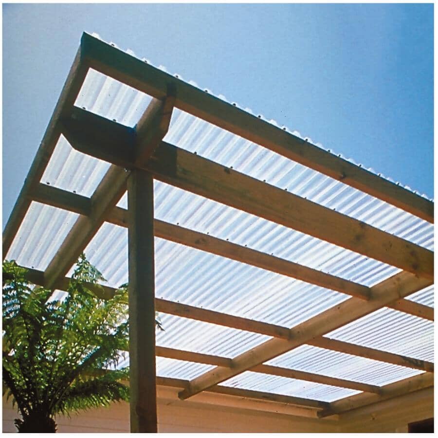 VICWEST 24" x 8' Palruf Clear PVC Panel | Home Hardware