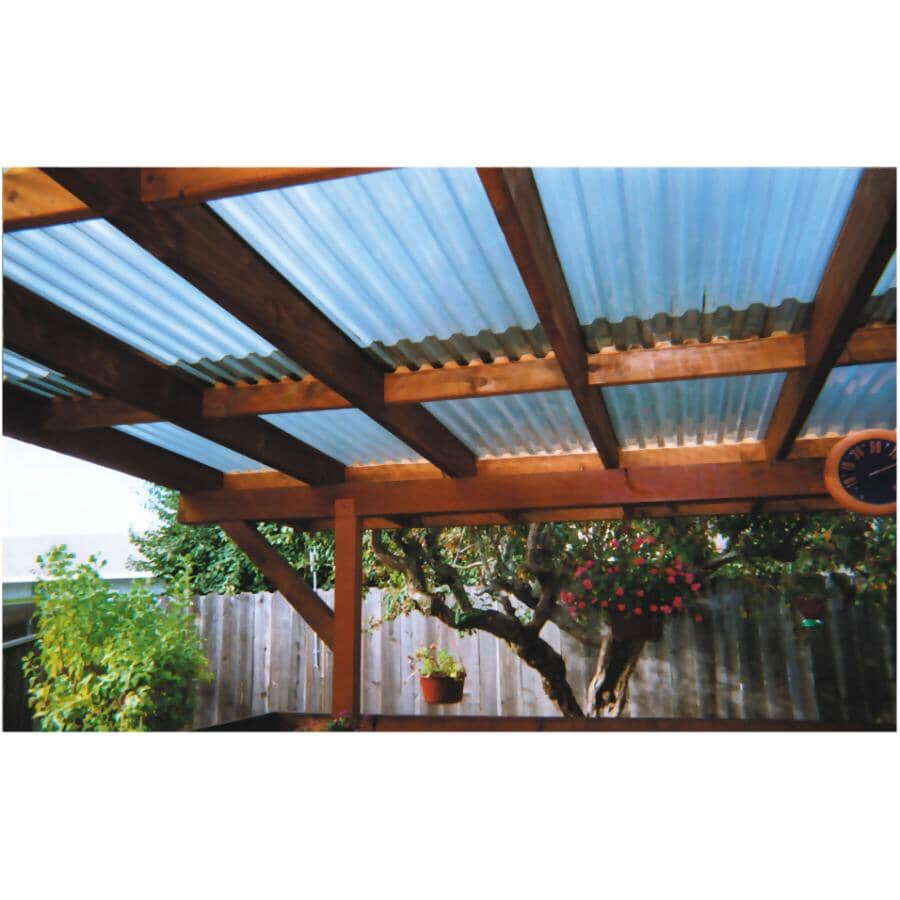 VICWEST 24" x 10' Palruf Clear PVC Panel | Home Hardware
