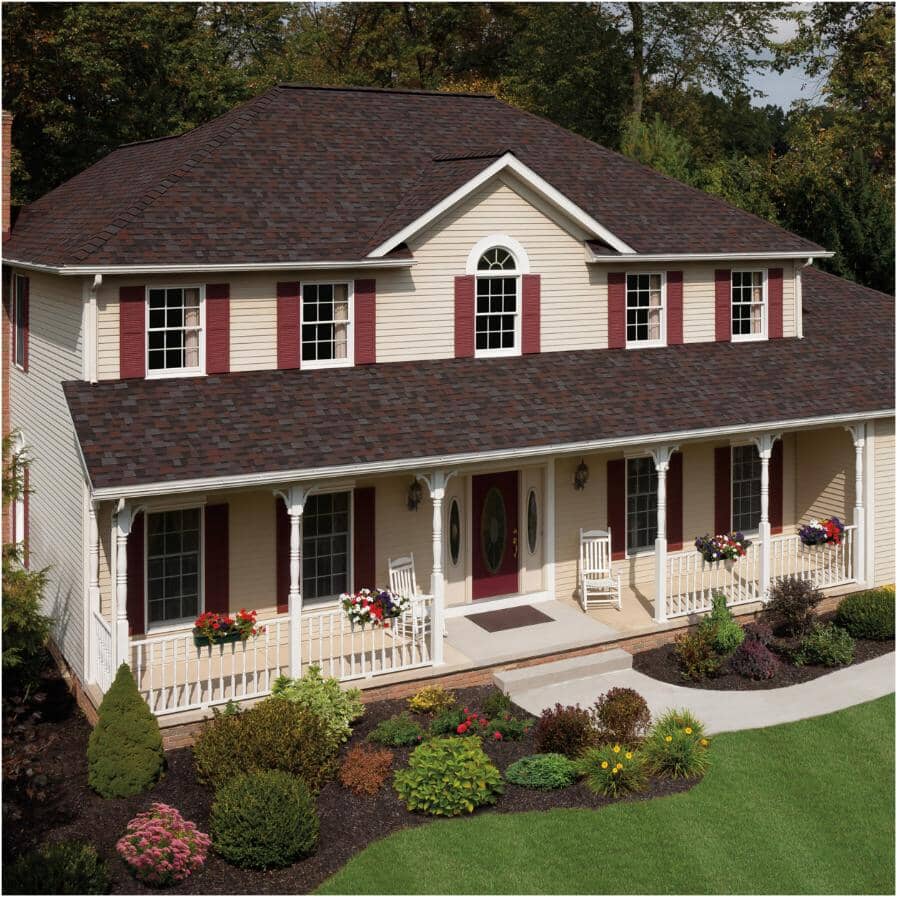OWENS CORNING Pro Edge Merlot Fibreglass Shingles | Home Hardware