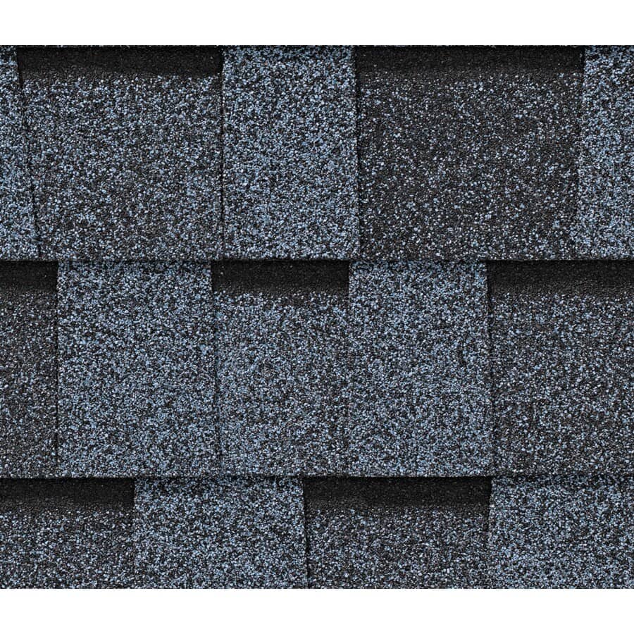 BUILDING PRODUCTS OF CANADA Mystique Midnight Blue Fibreglass Shingles ...