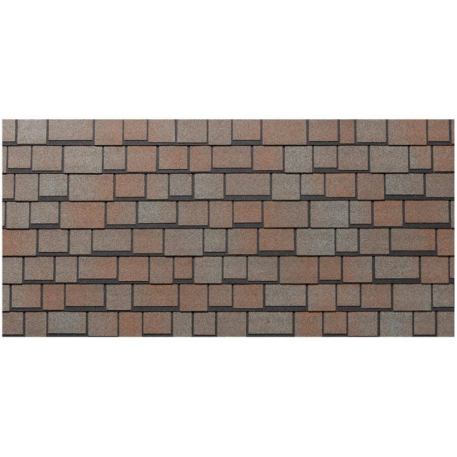 BUILDING PRODUCTS OF CANADA Crown Ridge Hip & Ridge Fibreglass Shingle ...