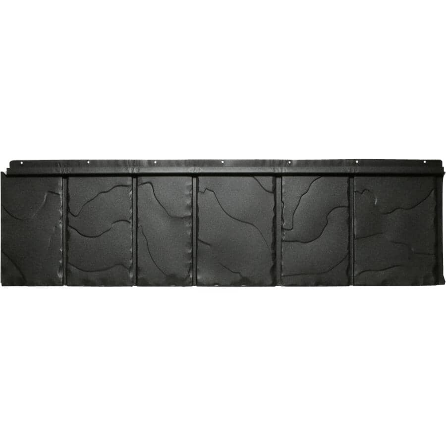 VICWEST 50 sq. ft. 28 Gauge North Ridge Slate Metal Shingle | Home Hardware