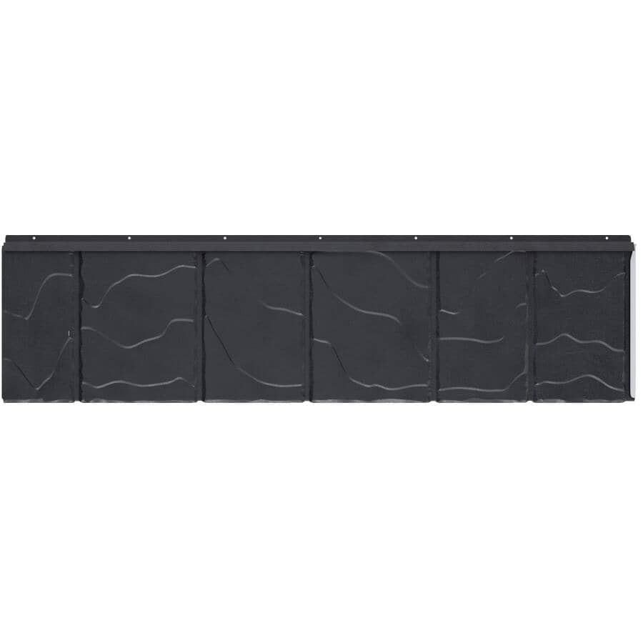 VICWEST 50 sq. ft. 28 Gauge North Ridge Slate Metal Shingle | Home Hardware