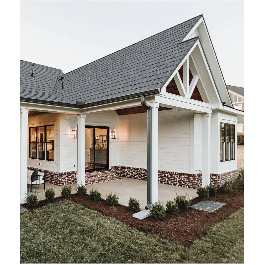 VICWEST 50 sq. ft. 28 Gauge North Ridge Slate Metal Shingle | Home Hardware