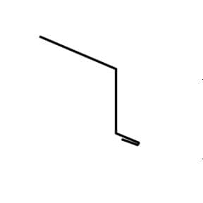 VICWEST Galvanized Metal Roof Eavescap | Home Hardware