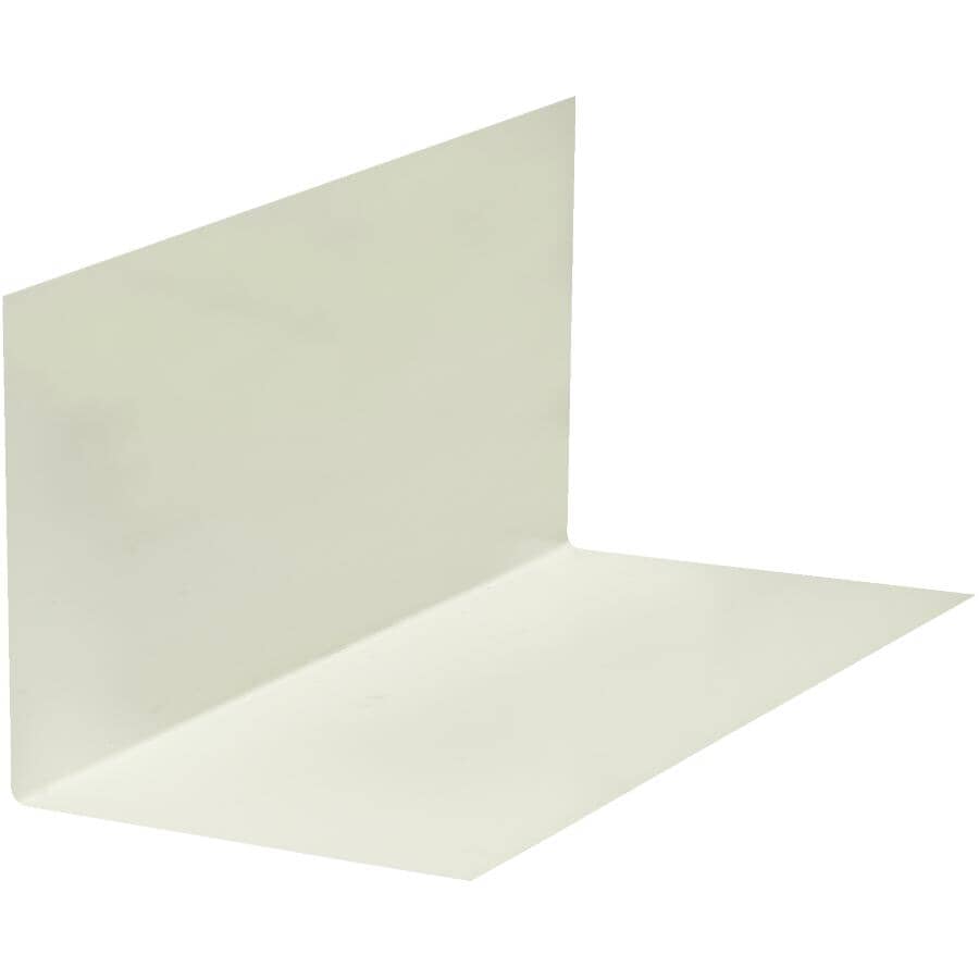 Solin de gradin de 8 pox12 po en métal, peint blanc Bailey Metal ...