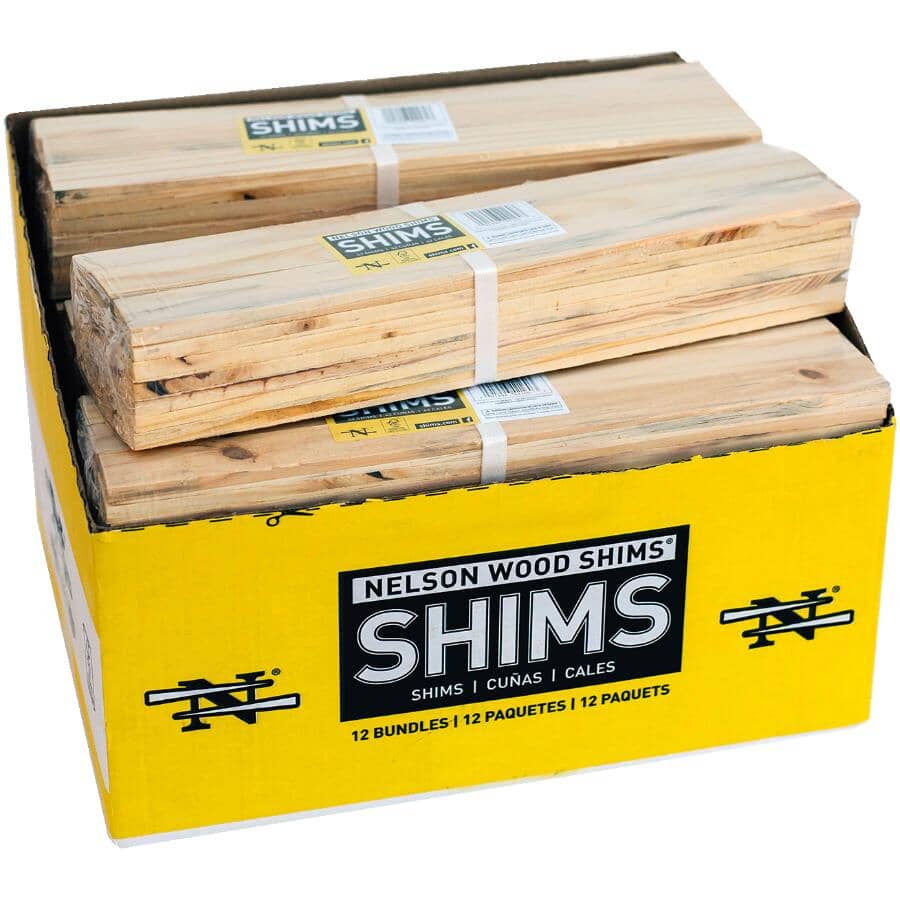 NELSON WOOD SHIMS 16" Contractor Wood Shims | Home Hardware