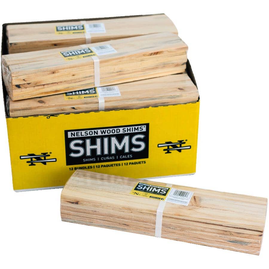 NELSON WOOD SHIMS 16" Contractor Wood Shims | Home Hardware