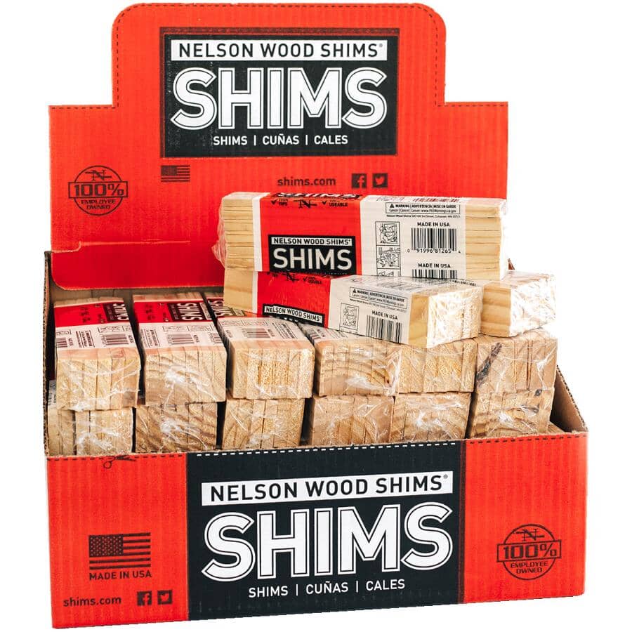 NELSON WOOD SHIMS 8" DIY Bundle Wood Shims | Home Hardware