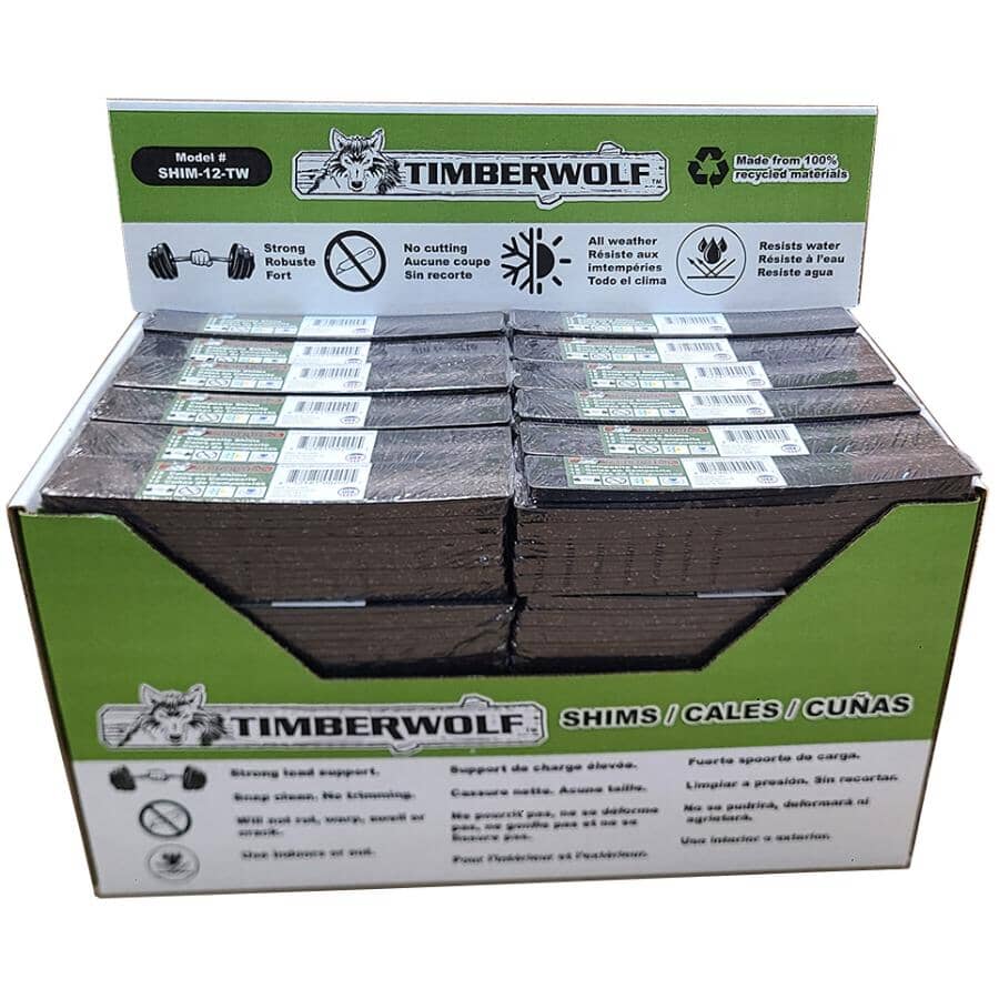 8" Composite Shims - 12 Pack | Home Hardware