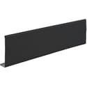 KAYCAN 1" x 6" x 10' Flat Black Ribbed Aluminum Fascia | Home Hardware