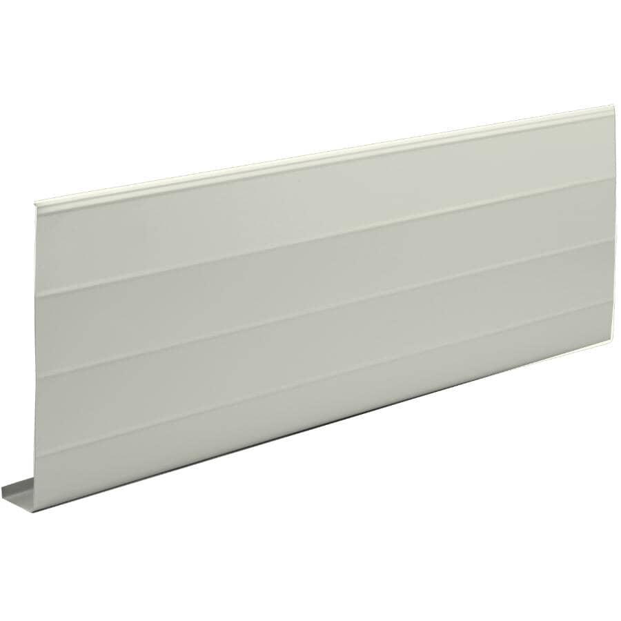 1" x 8" x 10' Linen Ribbed Aluminum Fascia | Home Hardware
