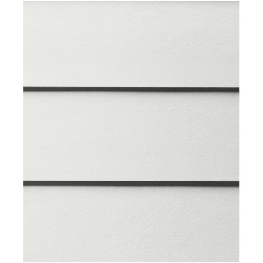 JAMES HARDIE 6-1/4" x 12' Arctic White Cedarmill Cement Siding | Home ...