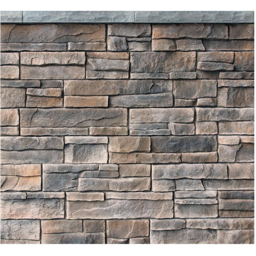 FUSION STONE 5 sq.ft. Great Lakes Brindle "Small-Pak" Siding | Home ...