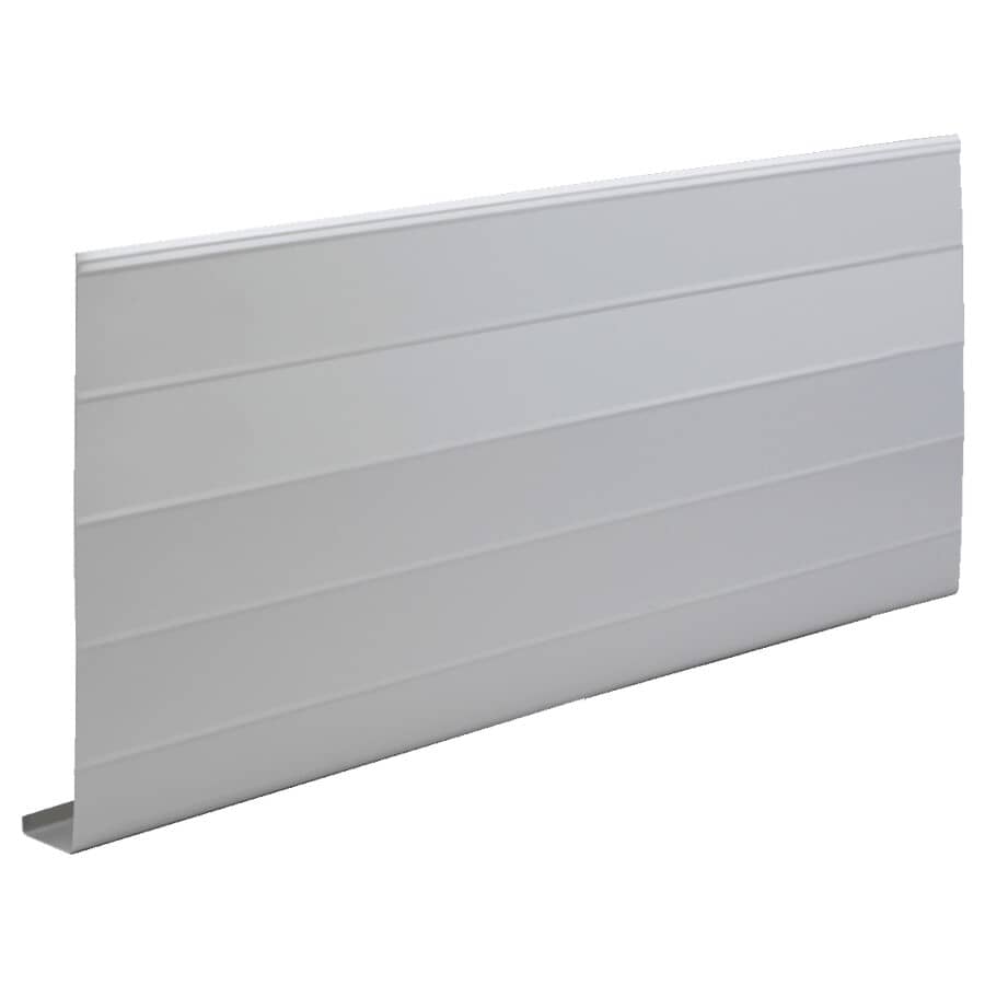 Fascia en aluminium nervuré de 1 pox4 pox10 pi, blanc Kaycan | Home ...