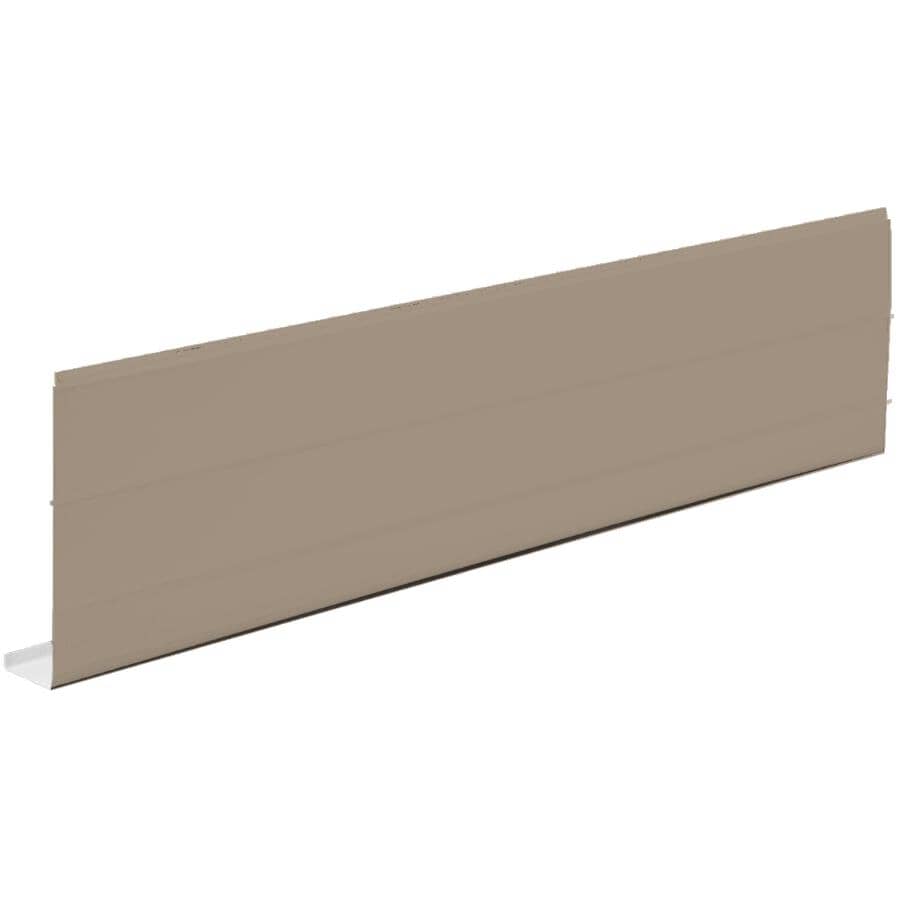 Kaycan 1"x6"x10' Prestige Beige Ribbed Aluminum Fascia | Home Hardware