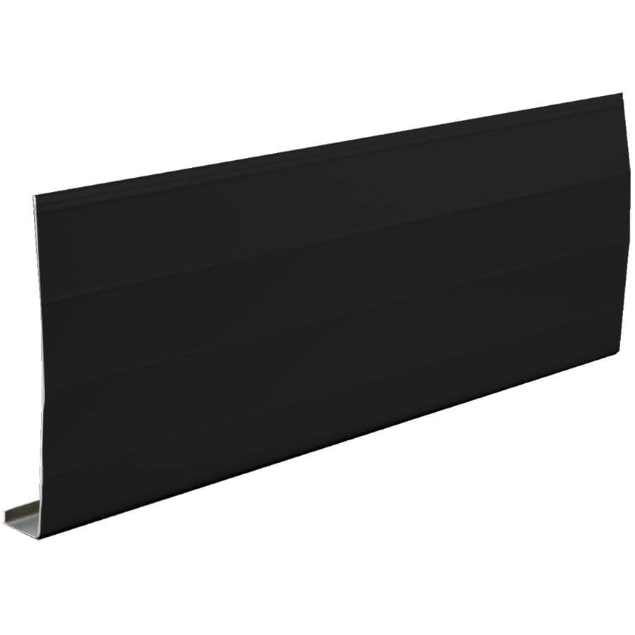 Fascia en aluminium nervuré de 1 pox8 pox9 pi 10 po, noir Kaycan | Home ...
