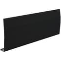 KAYCAN Fascia en aluminium nervuré de 1 po x 8 po x 9 pi 10 po, noir ...