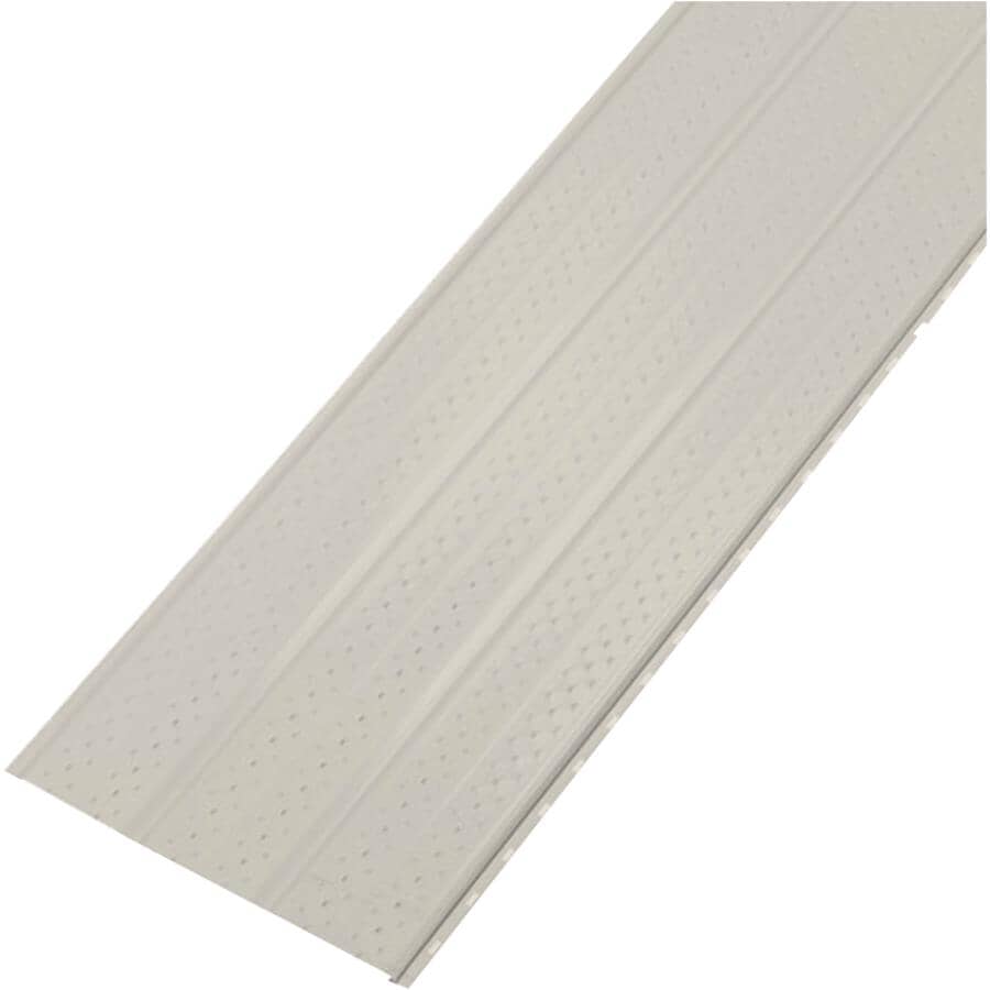 KAYCAN 16" x 12' Wicker SP600V Vented Aluminum Soffit | Home Hardware