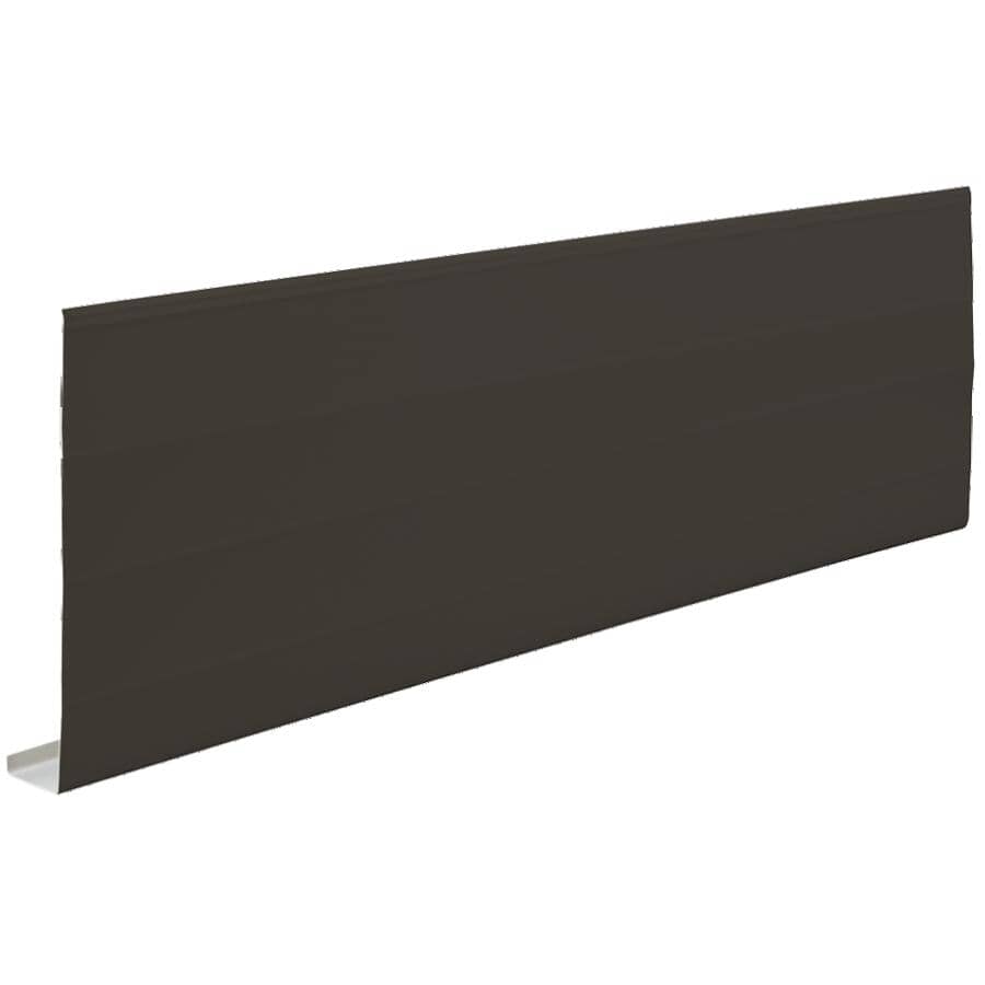 KAYCAN 1" x 6" x 9'10" Commercial Brown Ribbed Aluminum Fascia | Home ...