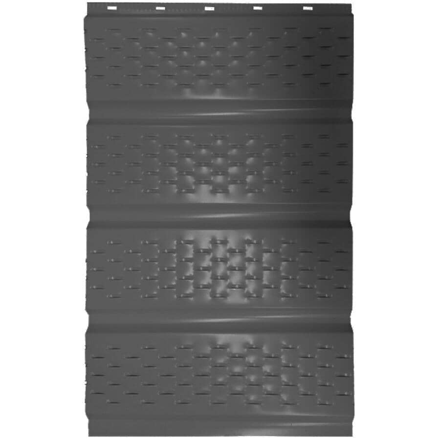 KAYCAN 16" x 12' Quad 4 Vented Aluminum Soffit | Home Hardware