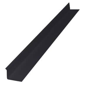 GENTEK 12' Black Standard Aluminum Drip Cap | Home Hardware