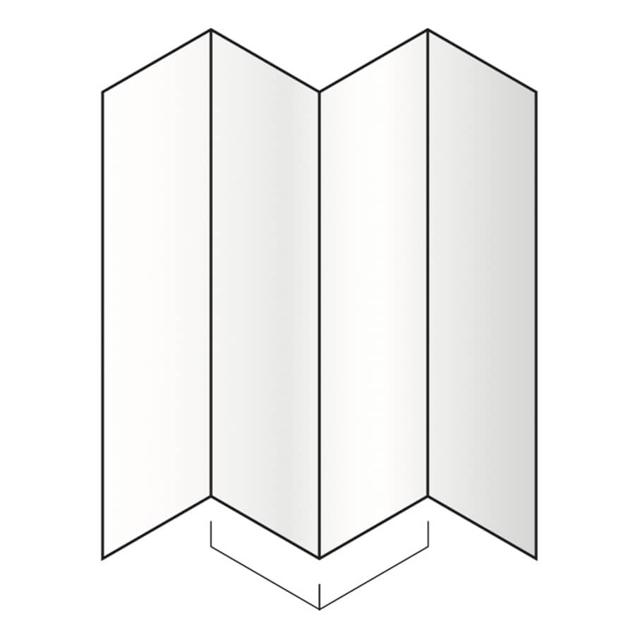 KAYCAN 10' White Aluminum Inside Corner | Home Hardware