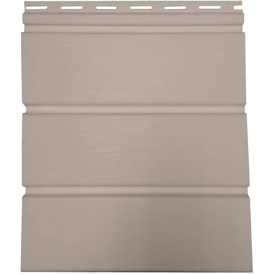 Kaycan 10"x12' Sandalwood 2 Panel Plain Vinyl Soffit | Home Hardware