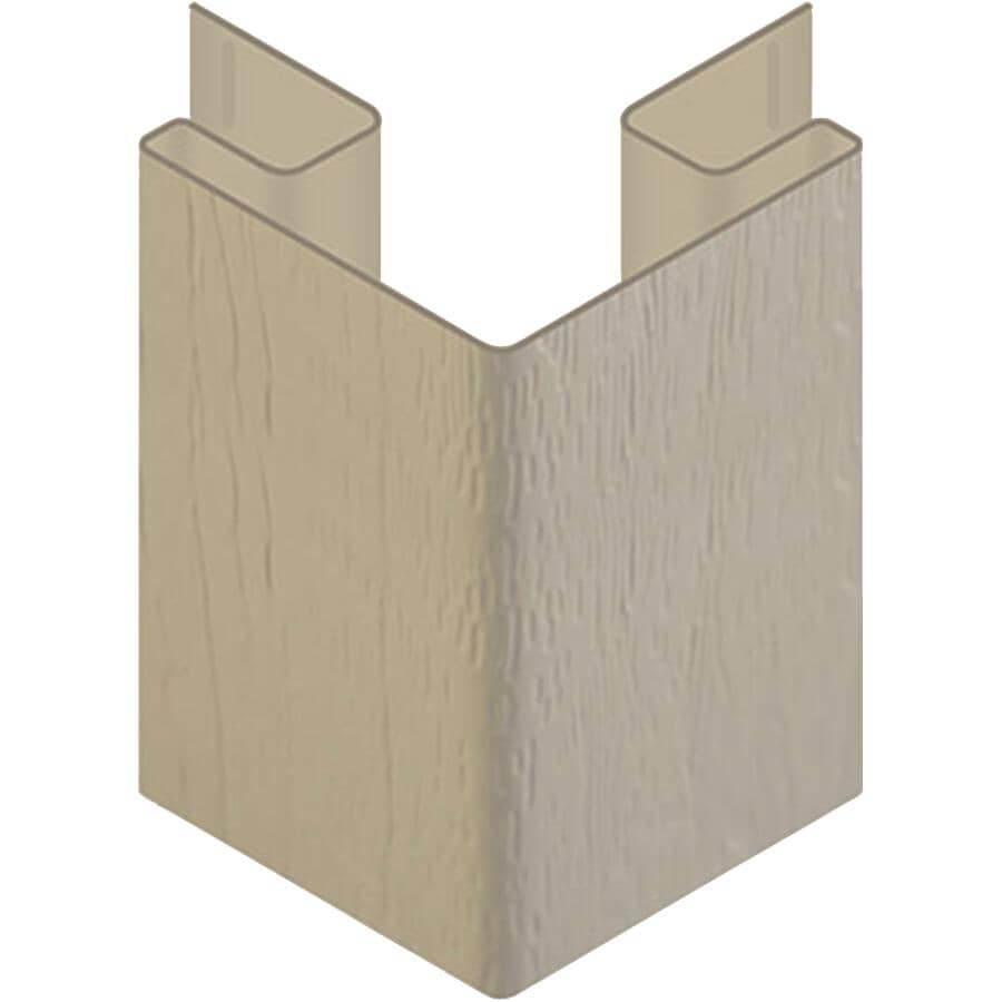 KAYCAN 10' Wicker Outside Corner Vinyl Trim | Home Hardware