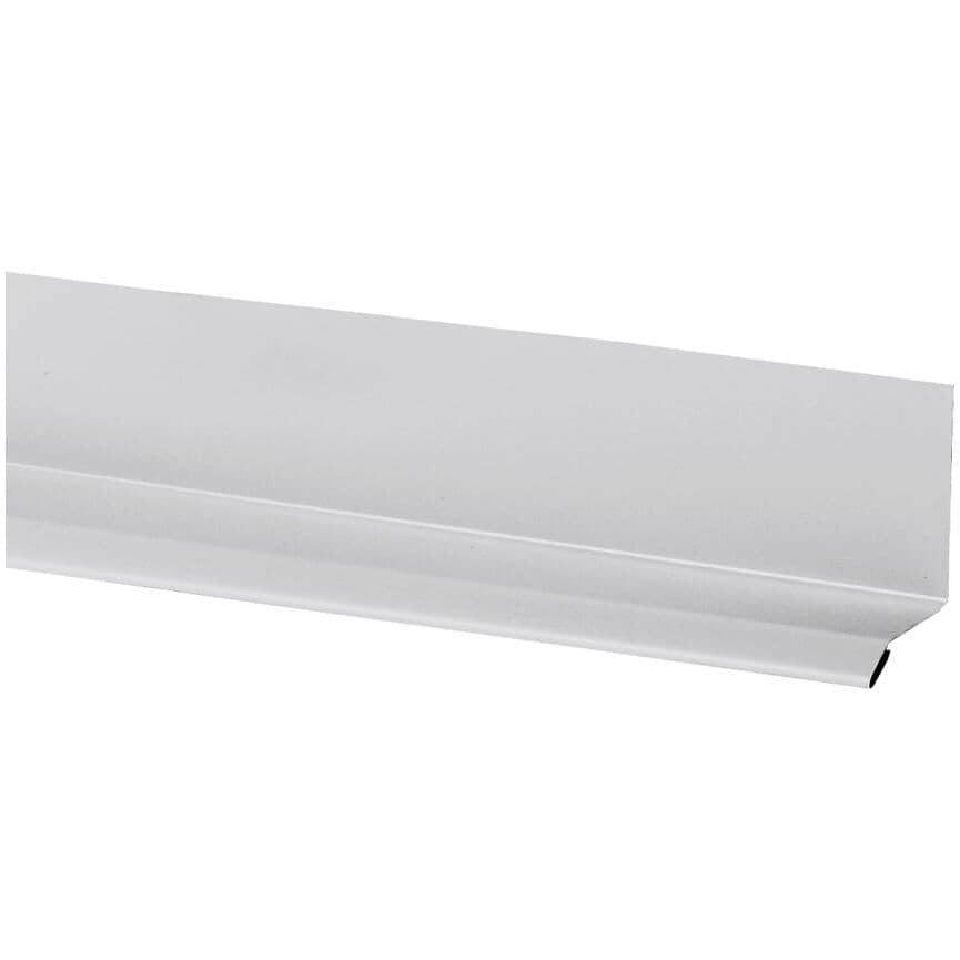 KAYCAN 12' Wolf White Reversible Aluminum Dripcap Trim | Home Hardware