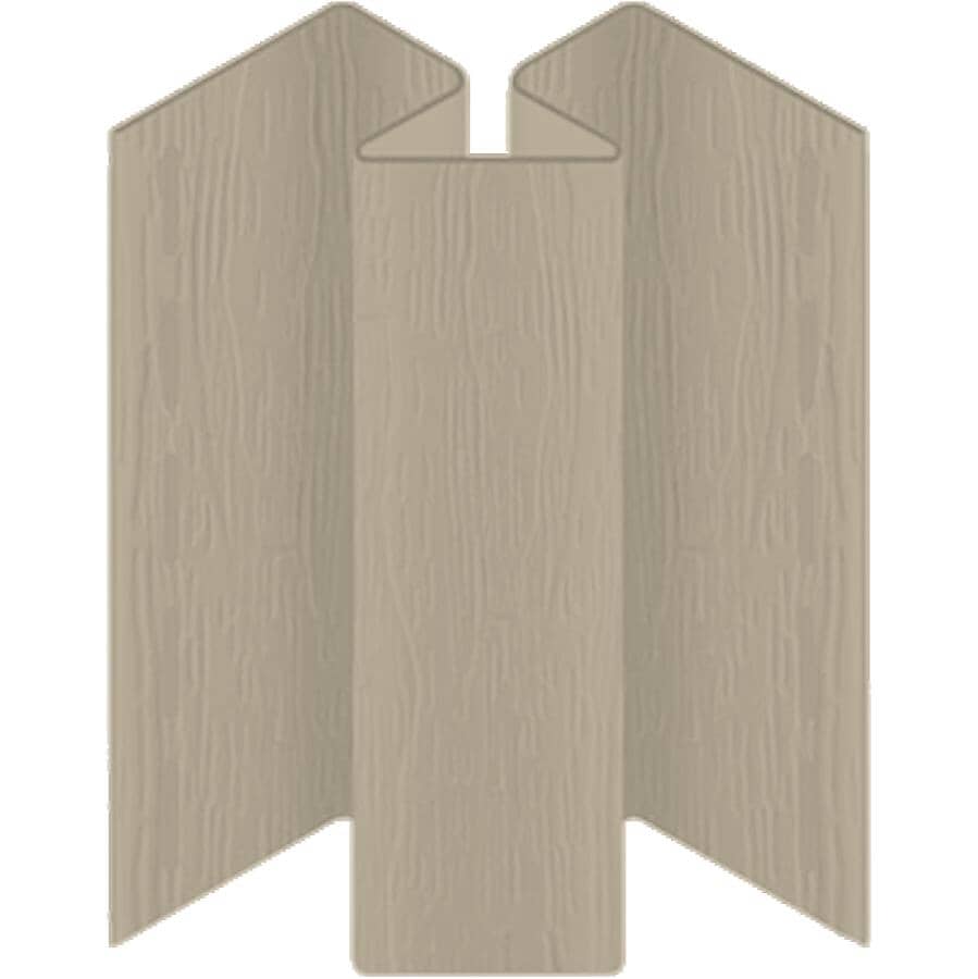 Kaycan 10' Wicker Inside Corner Vinyl Trim | Home Hardware