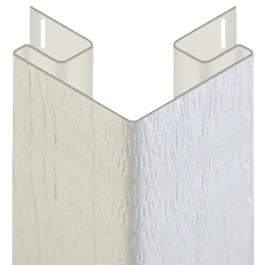 KAYCAN 10' White Outside Corner Vinyl Trim | Home Hardware