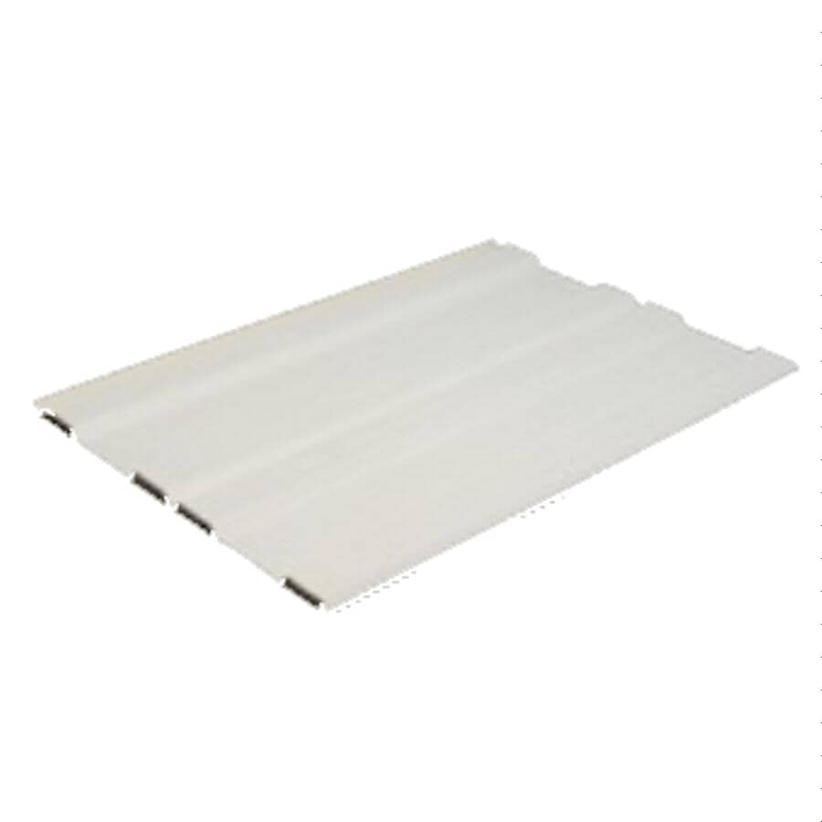 KAYCAN Solid White Vinyl Skirt Panel | Home Hardware