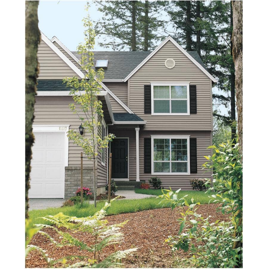 Gentek Double 4" Concord Dutch Lap Wicker Vinyl Siding | Home Hardware