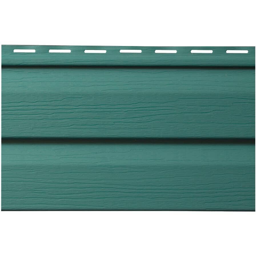 KAYCAN Double 4" DaVinci Dutch Lap Ivy Green Vinyl Siding | Home Hardware