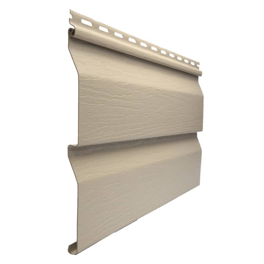 KAYCAN 12' Double 5" Elegance Linen Vinyl Siding | Home Hardware