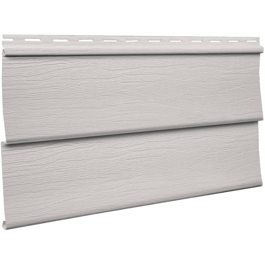 Kaycan 12.5' Double 4" Marquis Linen Vinyl Siding | Home Hardware