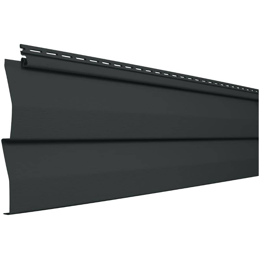 GENTEK Double 4.5" Sequoia Iron Ore Vinyl Siding | Home Hardware