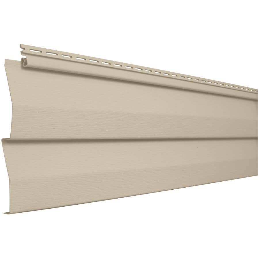 Gentek Double 4.5" Sequoia Wicker Vinyl Siding | Home Hardware
