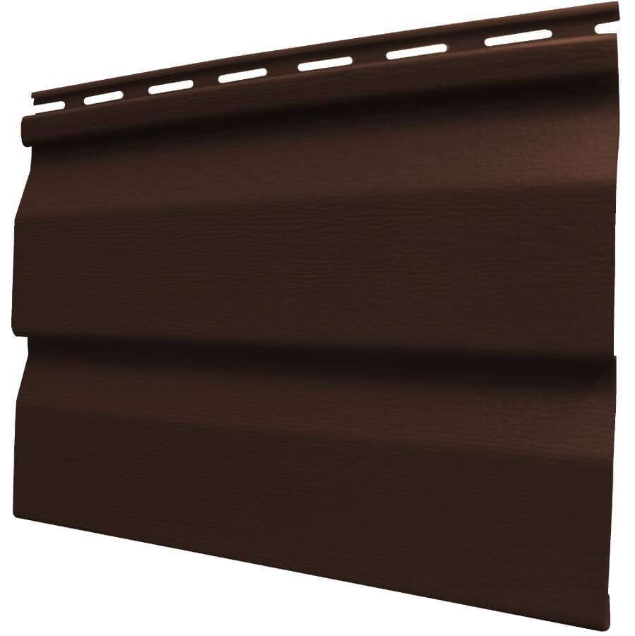 KAYCAN Double 4" Verona Java Brown Dutch Lap Vinyl Siding | Home Hardware