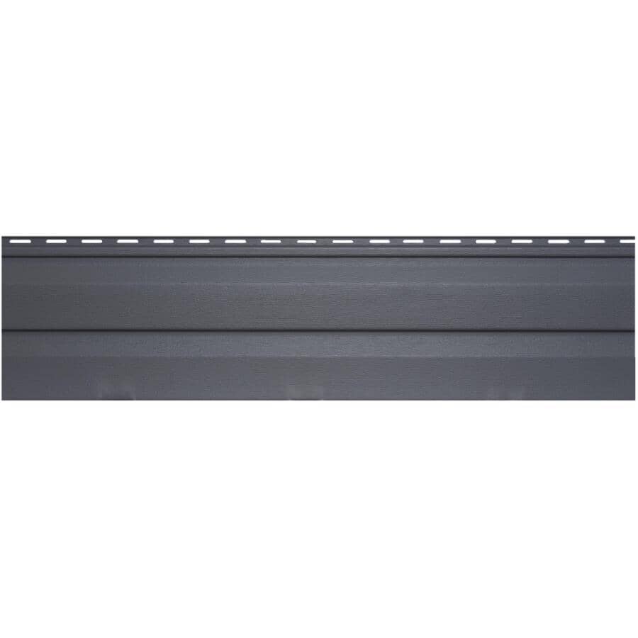 Kaycan Double 4" Verona Boulder Grey Dutch Lap Vinyl Siding | Home Hardware