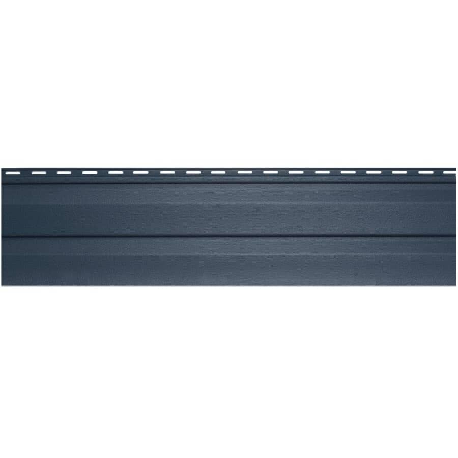 KAYCAN Double 4" Verona Urban Blue Dutch Lap Vinyl Siding | Home Hardware