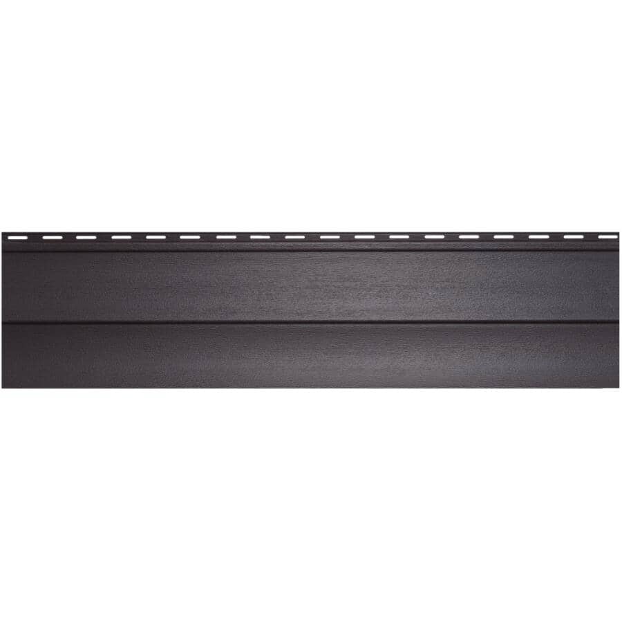 Parement en vinyle Verona double 4 po biseauté, brun java Kaycan | Home ...