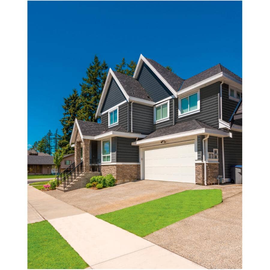 KAYCAN Double 4" Verona Boulder Grey Bevel Vinyl Siding | Home Hardware