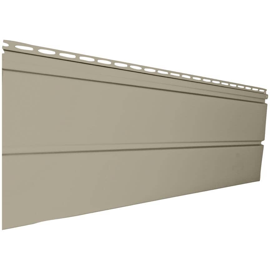 Gentek 10" Double 5" Pebble Vertical Vinyl Siding | Home Hardware