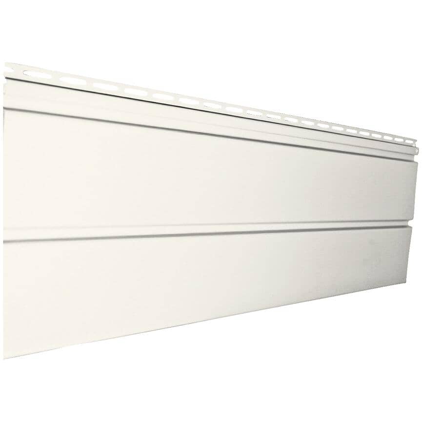 Gentek 10" Double 5" Sandstone Vertical Vinyl Siding | Home Hardware