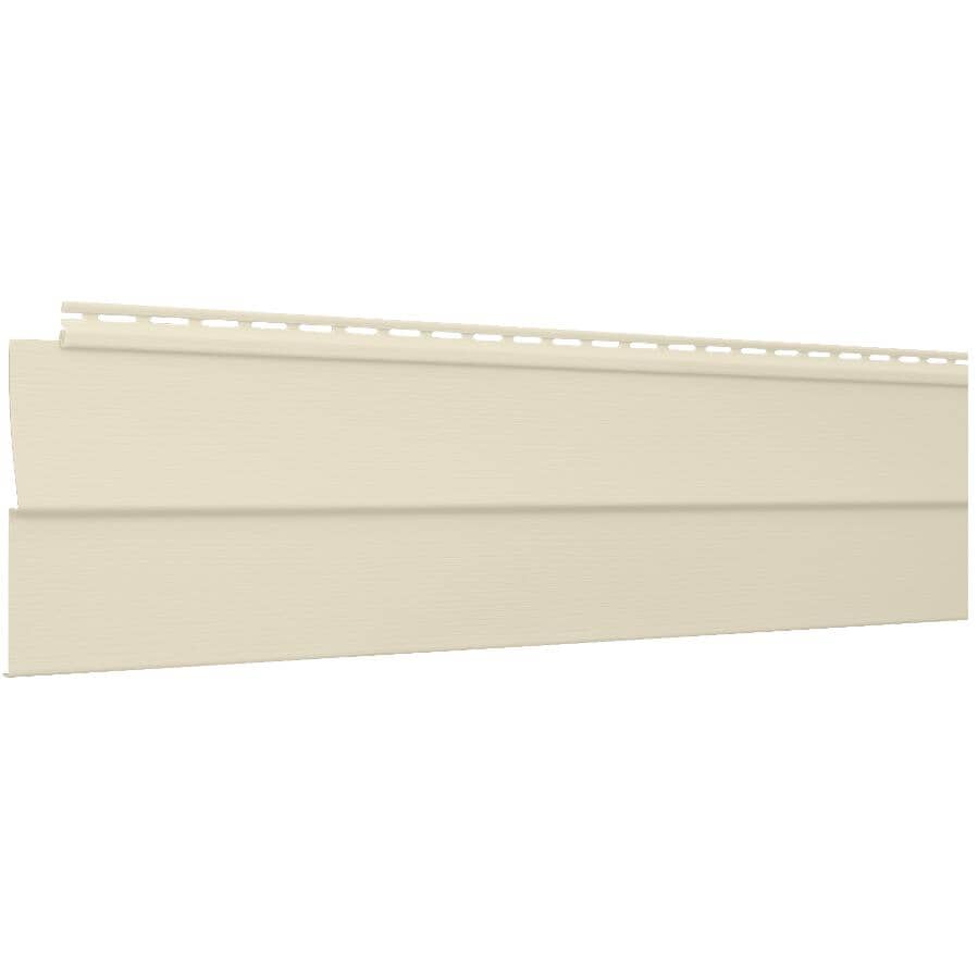 Gentek Double 4" Driftwood II Almond Vinyl Siding | Home Hardware