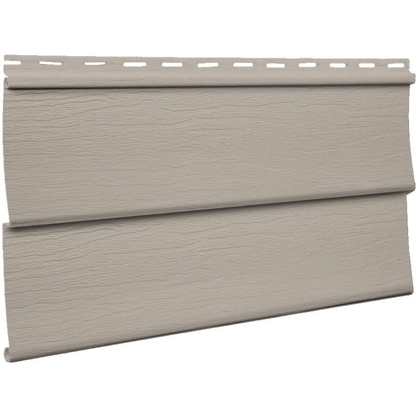 Kaycan 12.5' Double 4" Marquis Bisque Vinyl Siding | Home Hardware
