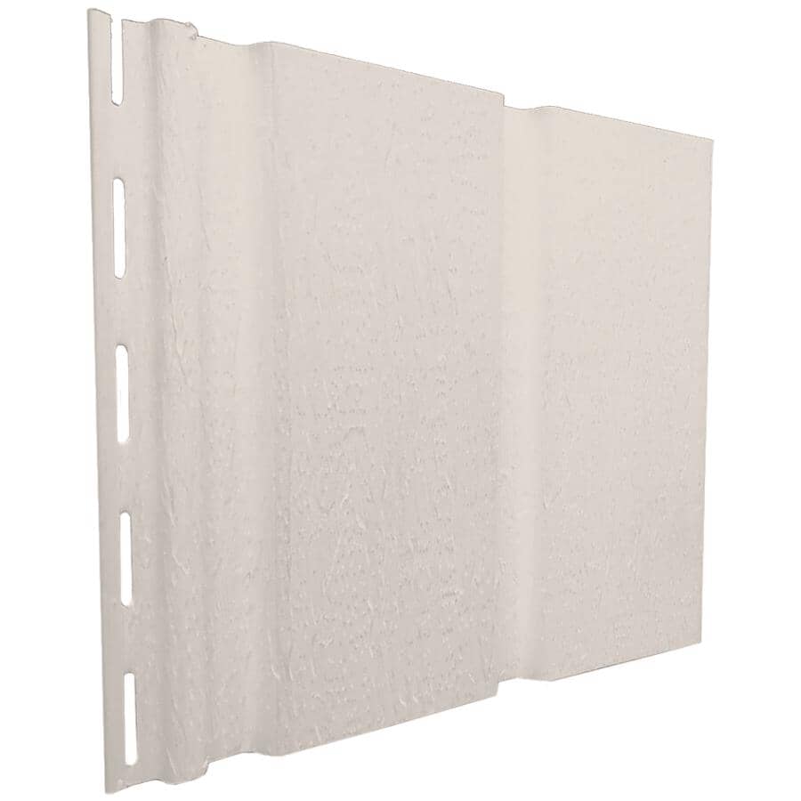 Kaycan 10" Double 5" Mocha Vertical Vinyl Siding | Home Hardware