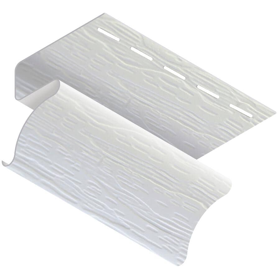 Kaycan White Crown Moulding Soffit Vinyl Siding | Home Hardware